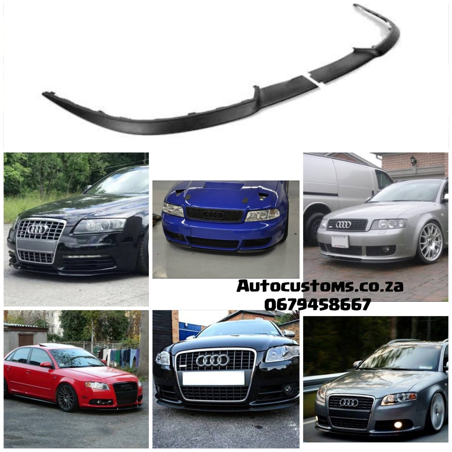 Audi Universal Cupra Style Front Bumper Lip - Auto Customs
