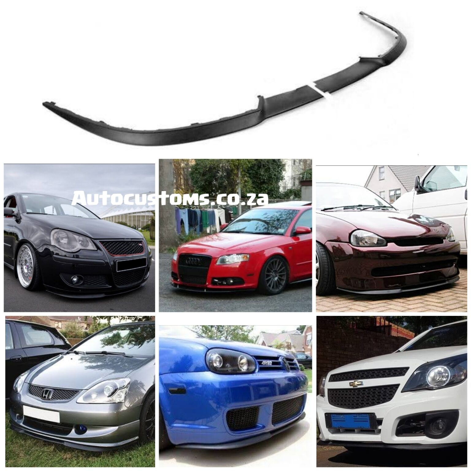 Universal Cupra Front Bumper Lip - Auto Customs - Cape Town