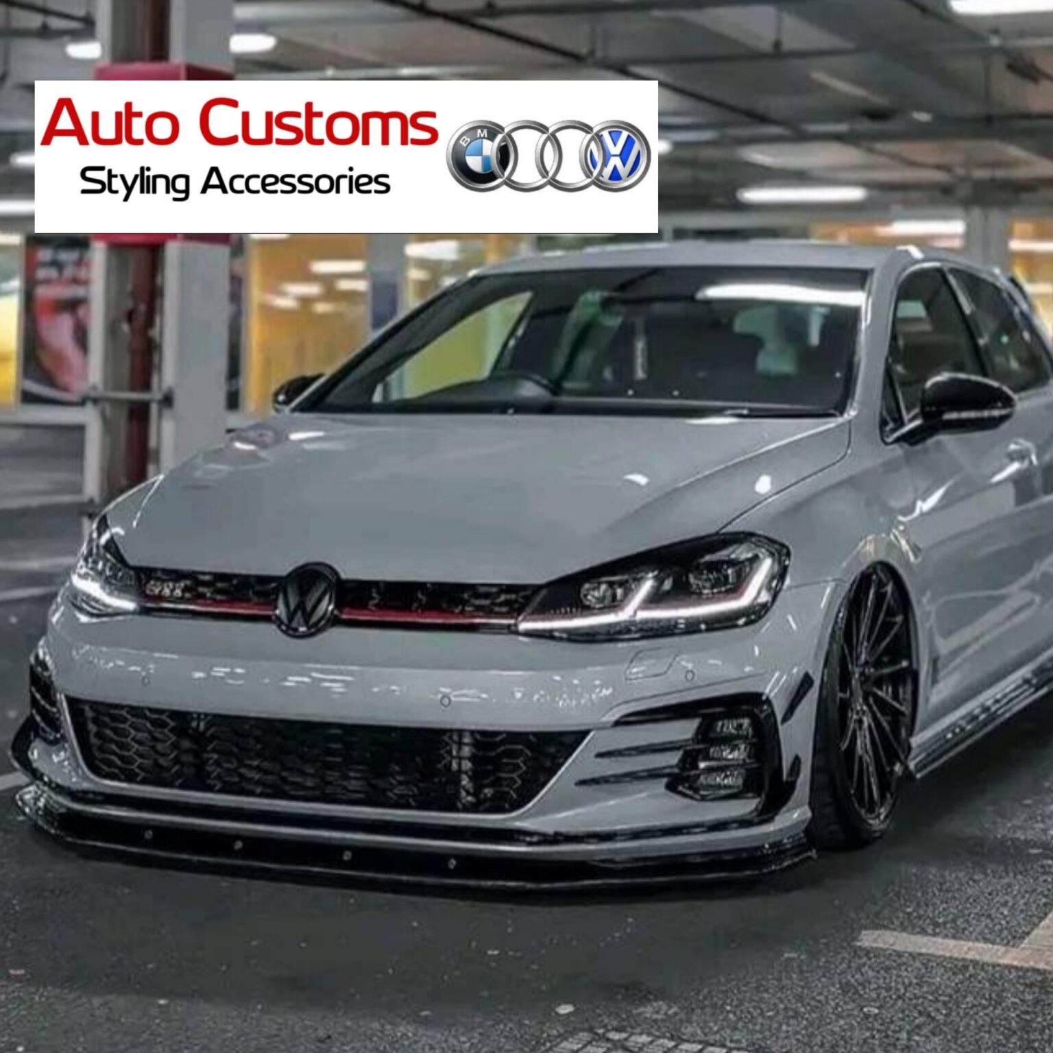 VW Golf 7 Maxton Broad Front Bumper Lip - Auto Customs