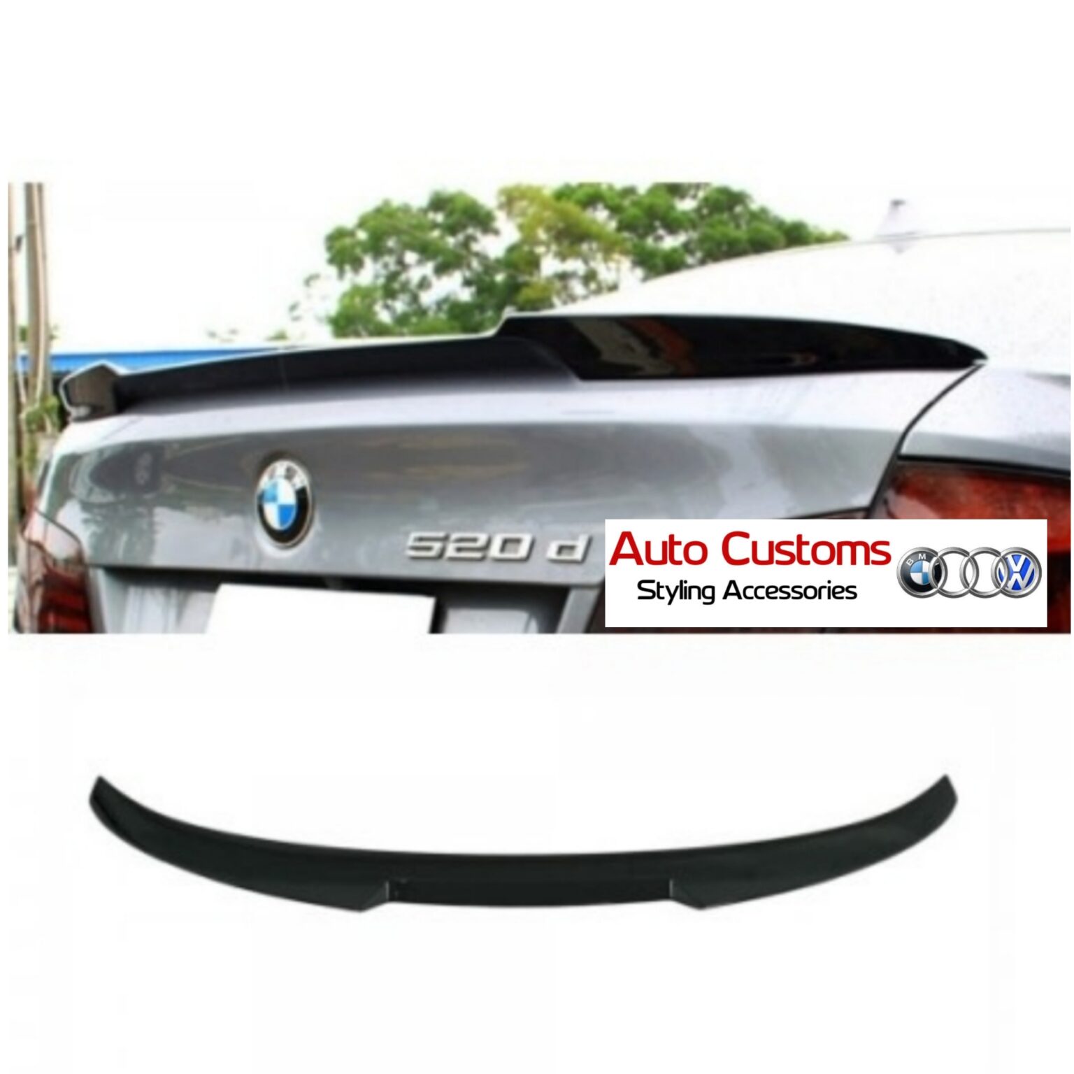 BMW F10 M4 Style Rear Spoiler - Auto Customs
