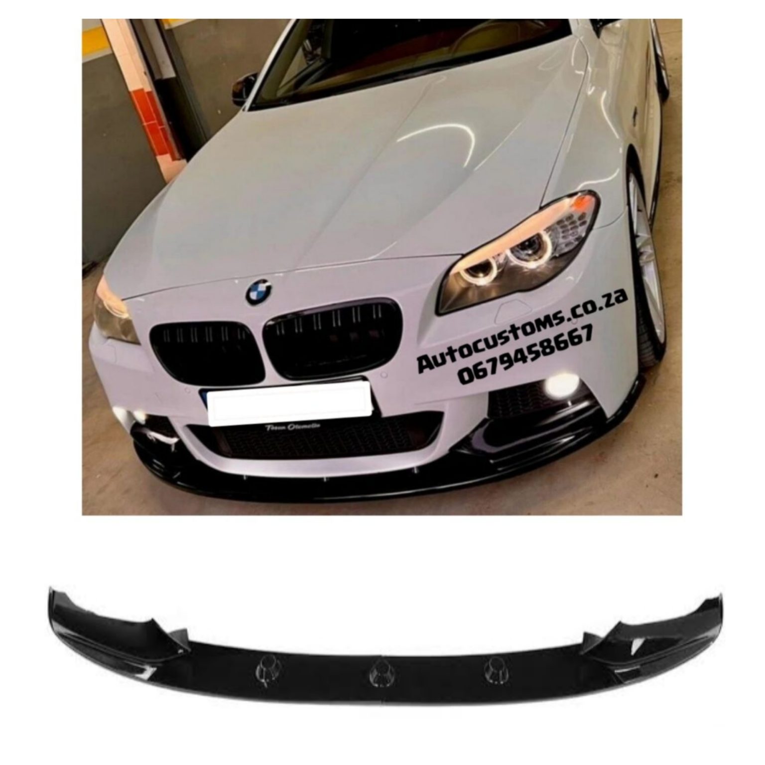 BMW F10 Facelift M Sport Lip With Splitters - Auto Customs
