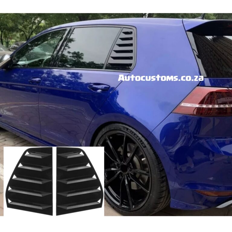 VW Golf 6 / MK6 Rear Window Louvers - Auto Customs - Cape Town