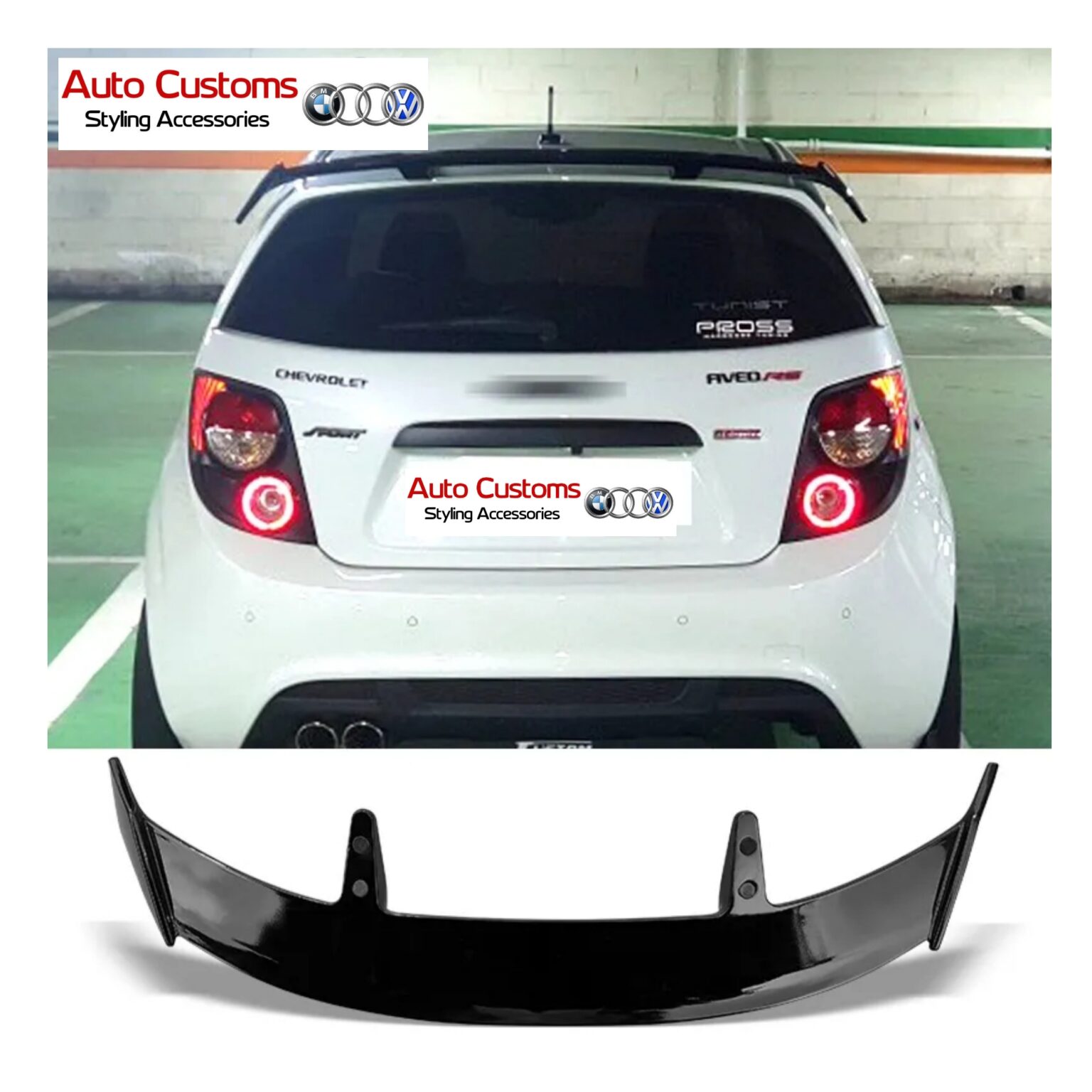 A.C Universal Roof / Rear Spoiler - Auto Customs - Cape Town