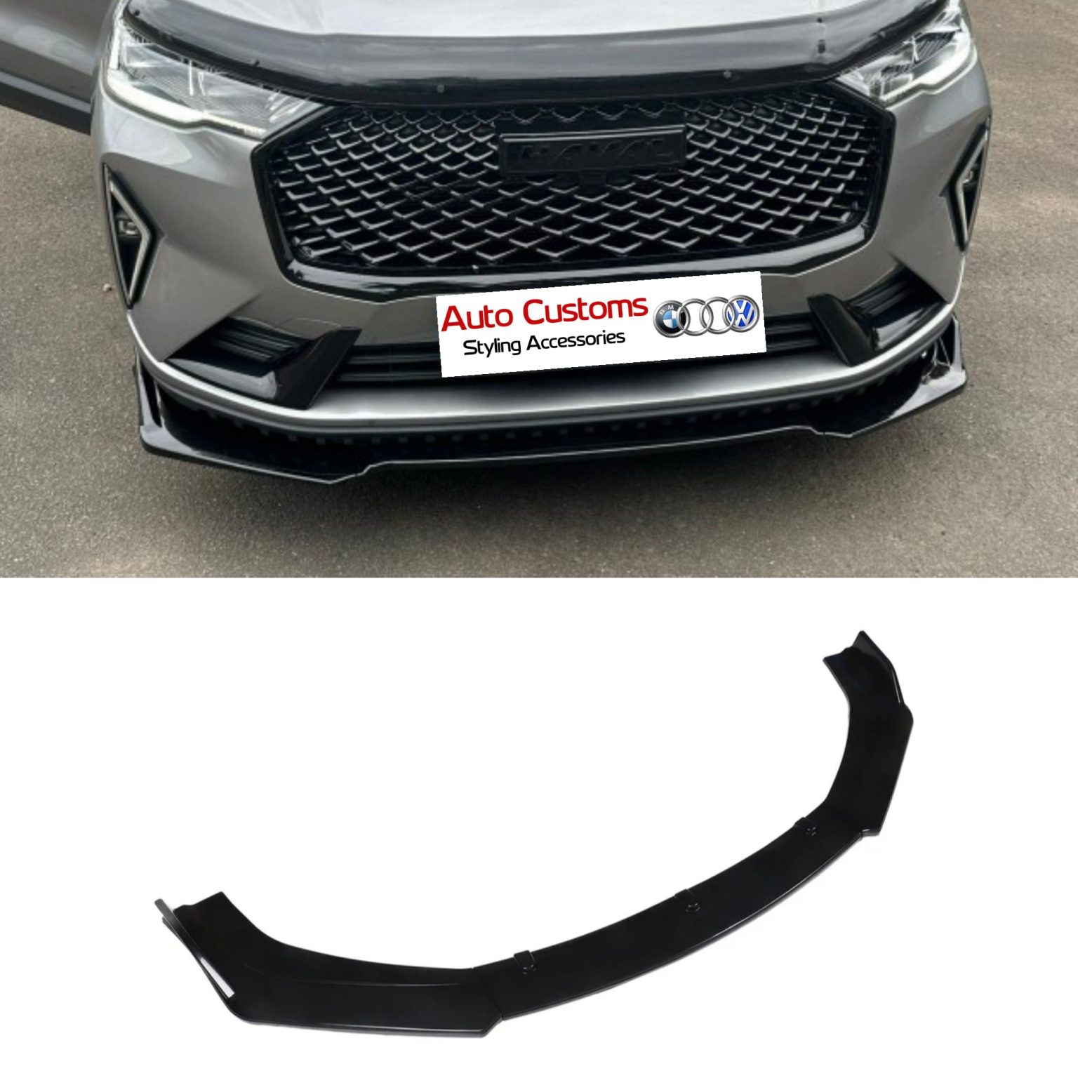 Haval H6 GT Front Bumper Lip - Auto Customs