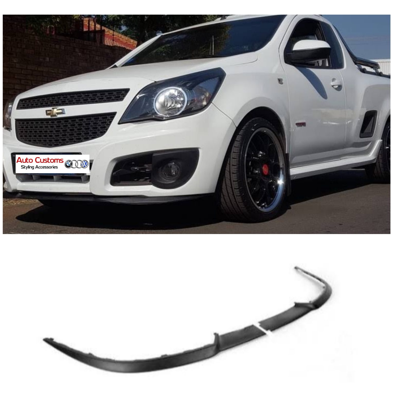 Chevrolet Utility Cupra Front Bumper Lip - Auto Customs - Cape Town