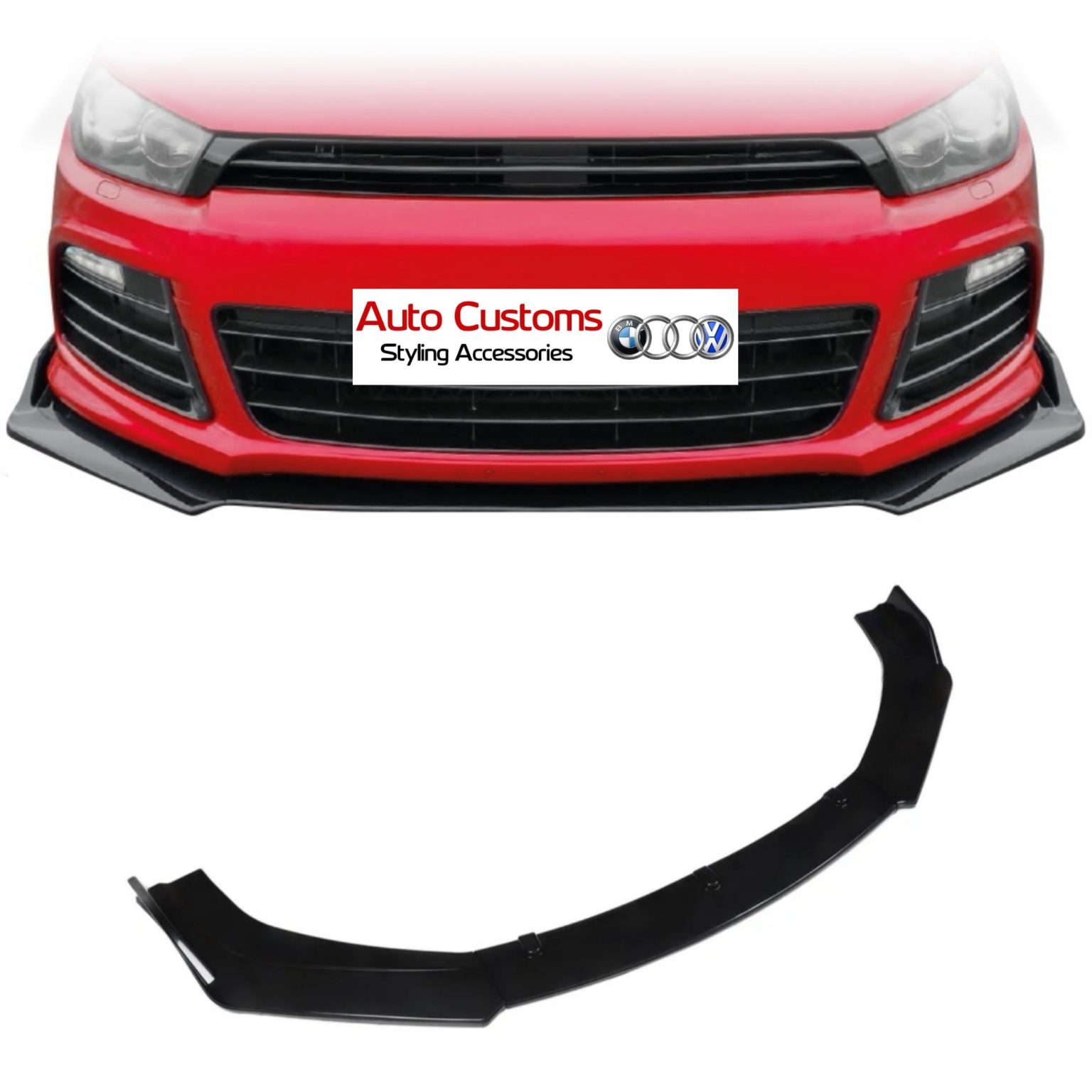 VW Scirocco Front Bumper Lip - Auto Customs
