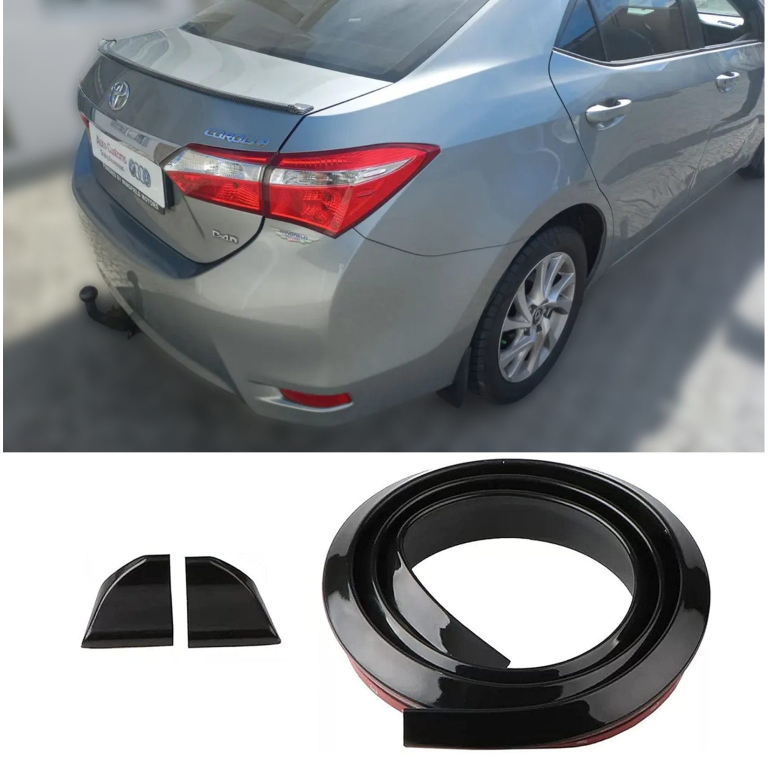 Toyota Corolla Quest Rear Boot Spoiler - Auto Customs