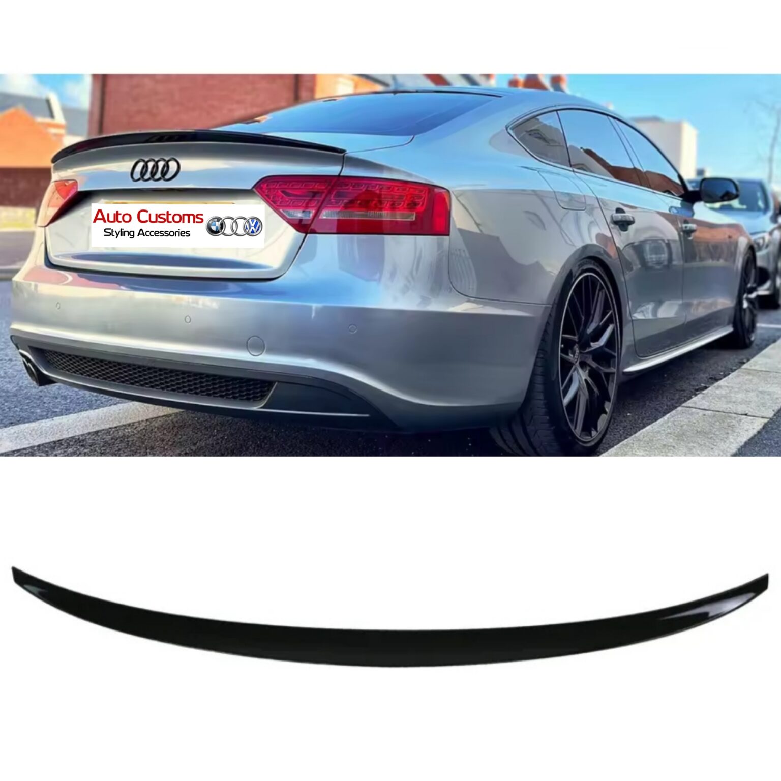 Audi A5 B8 / B8.5 (2009–2016) Slim Coupe-Style Rear Spoiler - Auto ...